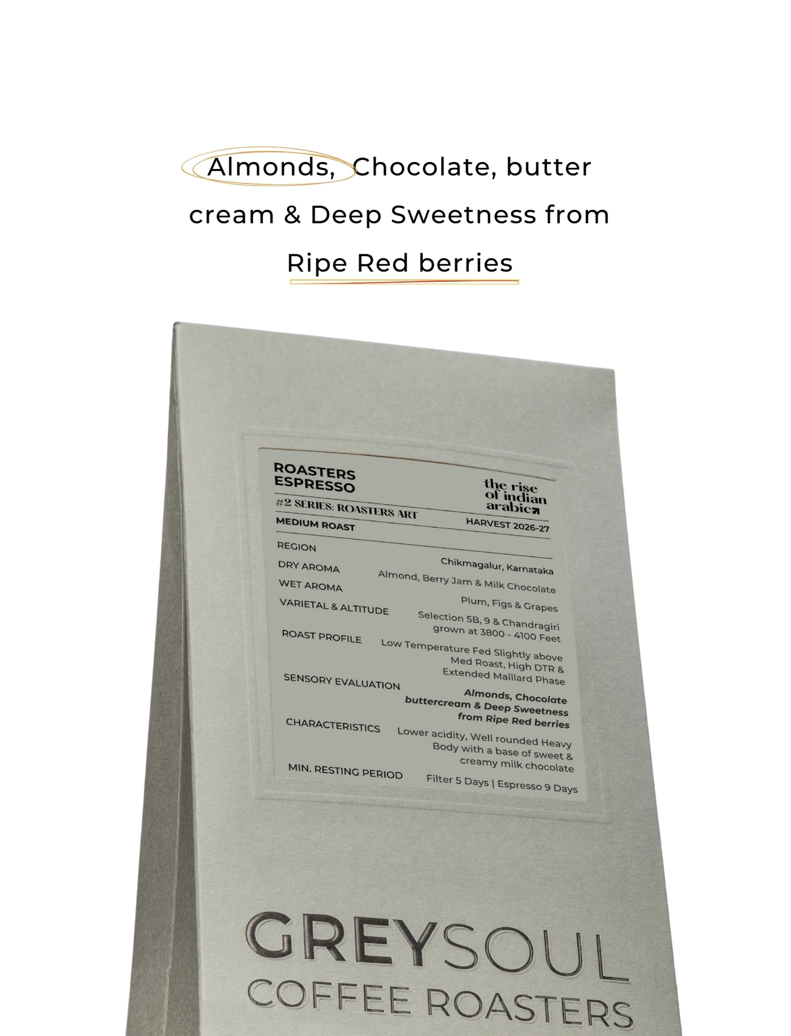 Roasters Espresso (Med Roast) – Grey Soul™ Coffee Roasters